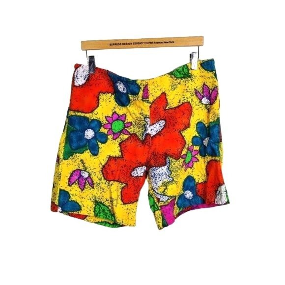 Jam's World Surf Line Hawaii | Shorts | Rare Jams World Floral Bright ...